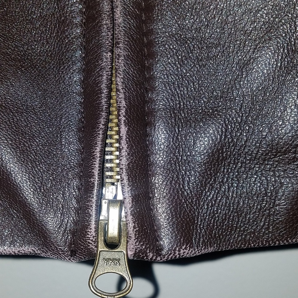 Centigrade 100% Leather Soft Coat Full Zip - Gem